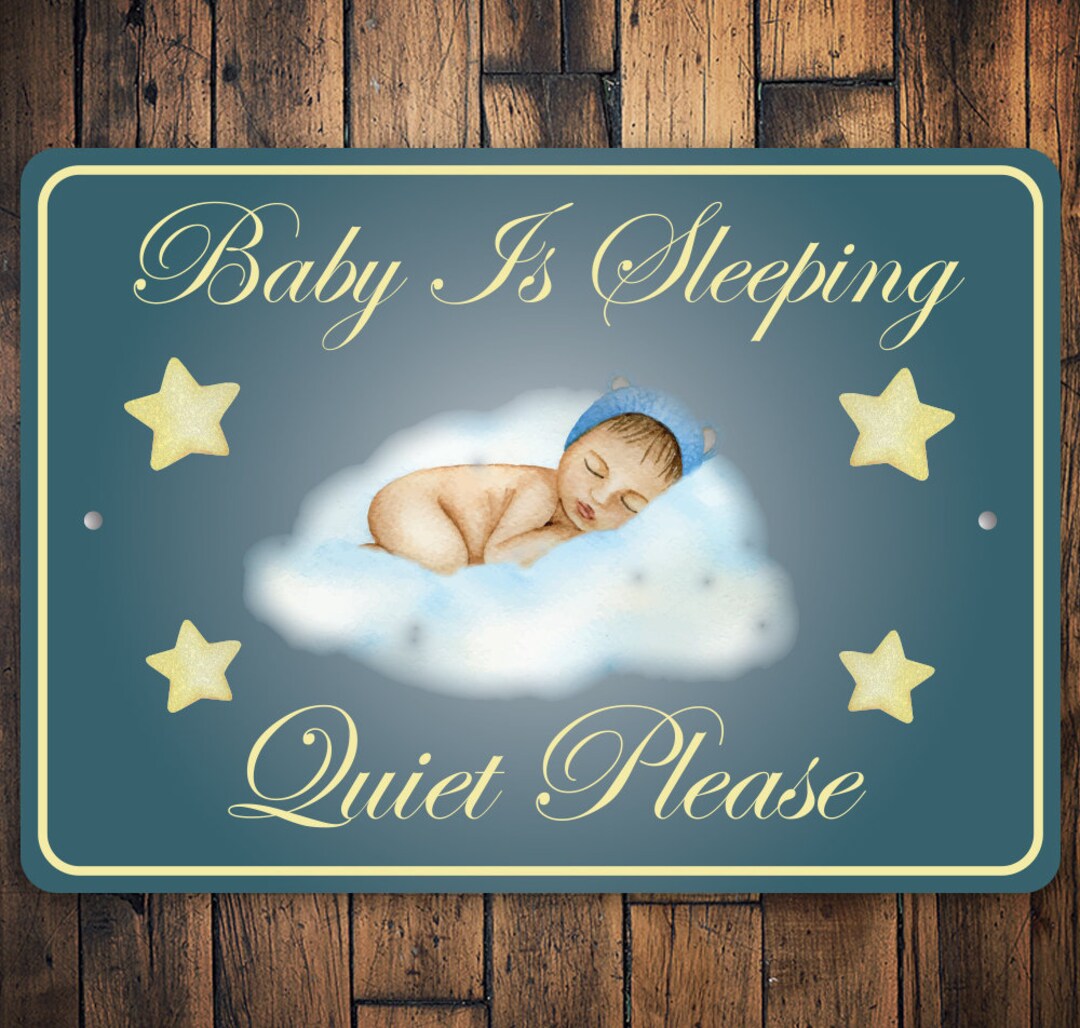 Baby is Sleeping Sign, Sleeping Baby Sign, Quiet Sleeping Baby, Baby ...