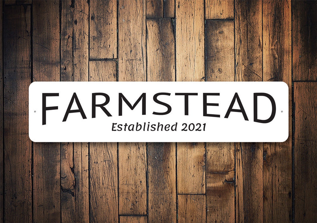 Farmstead Sign Farmstead House Farm Lover Sign Cute Farm - Etsy