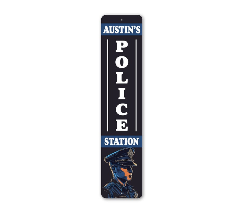 Custom Police Sign Police Station Sign Kid Police Sign - Etsy