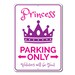 Princess Parking Sign, Princess Decor, Gift for Princess, Crown Decor ...