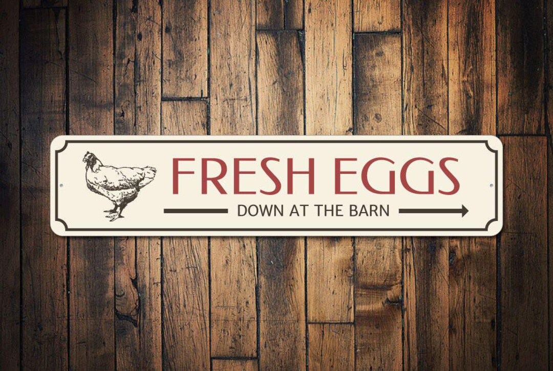 Chicken Sign, Hen Sign, Hen Decor, Fresh Eggs Sign, Fresh Eggs Decor ...