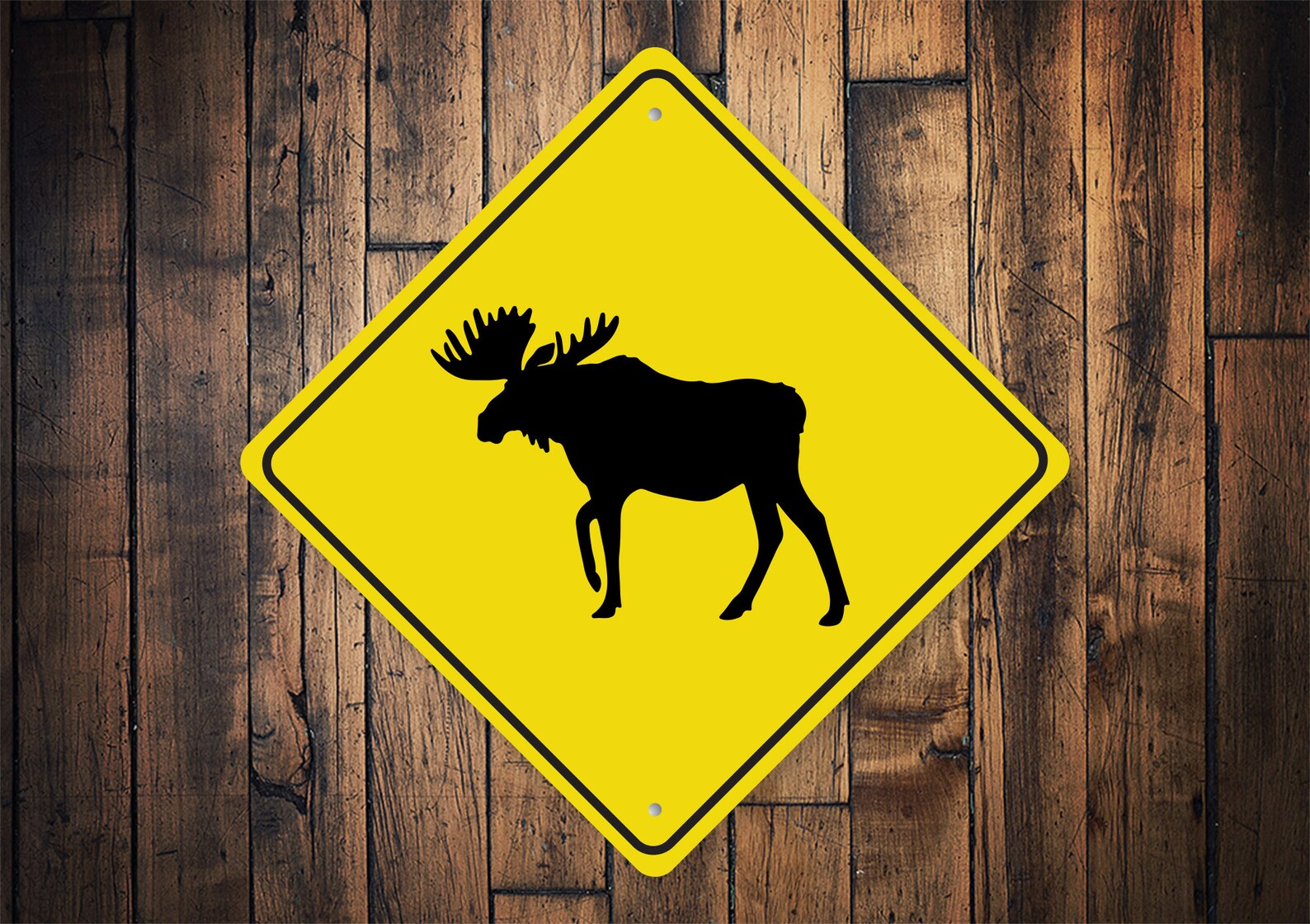 Moose Crossing Sign Moose Crossing Funny Crossing Sign - Etsy