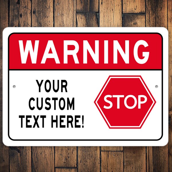 Custom Stop Signs Metal - Etsy