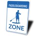 Paddle Boarding Sign Paddle Board Zone Ocean Decor Metal - Etsy