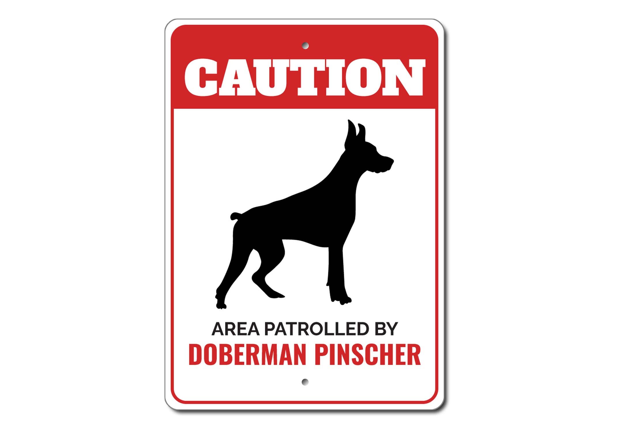 Doberman Guard Dog Signs