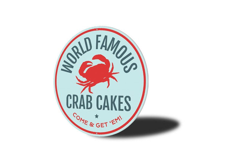Famous Crab Cake Sign Crab Cake Lover Crab Decor Sign Crab - Etsy