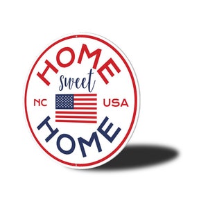 Home Sweet Home, Home Sign, American Sign, American Flag Decor, Decor ...