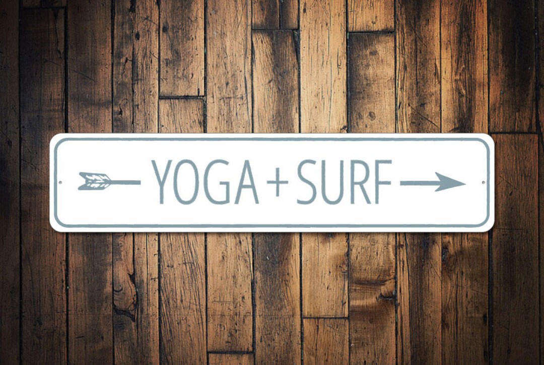 Yoga Sign, Beach Yoga Sign, Yoga Lover Gift, Yoga Studio Decor, Yoga ...