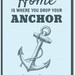 Anchor Sign, Custom Nautical Decor, Gift for Beach Lover, Personalized ...