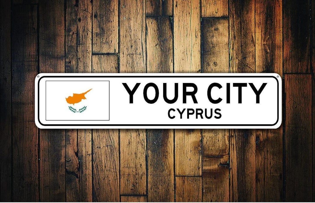 Cyprus Flag Sign, Cyprus Souvenir, Cyprus Gift, Country Souvenir, Metal ...