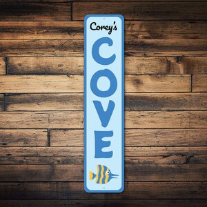 Kid Beach Cove Sign, Beach Cove Sign, Beach Lover Decor, Sign for Beach ...