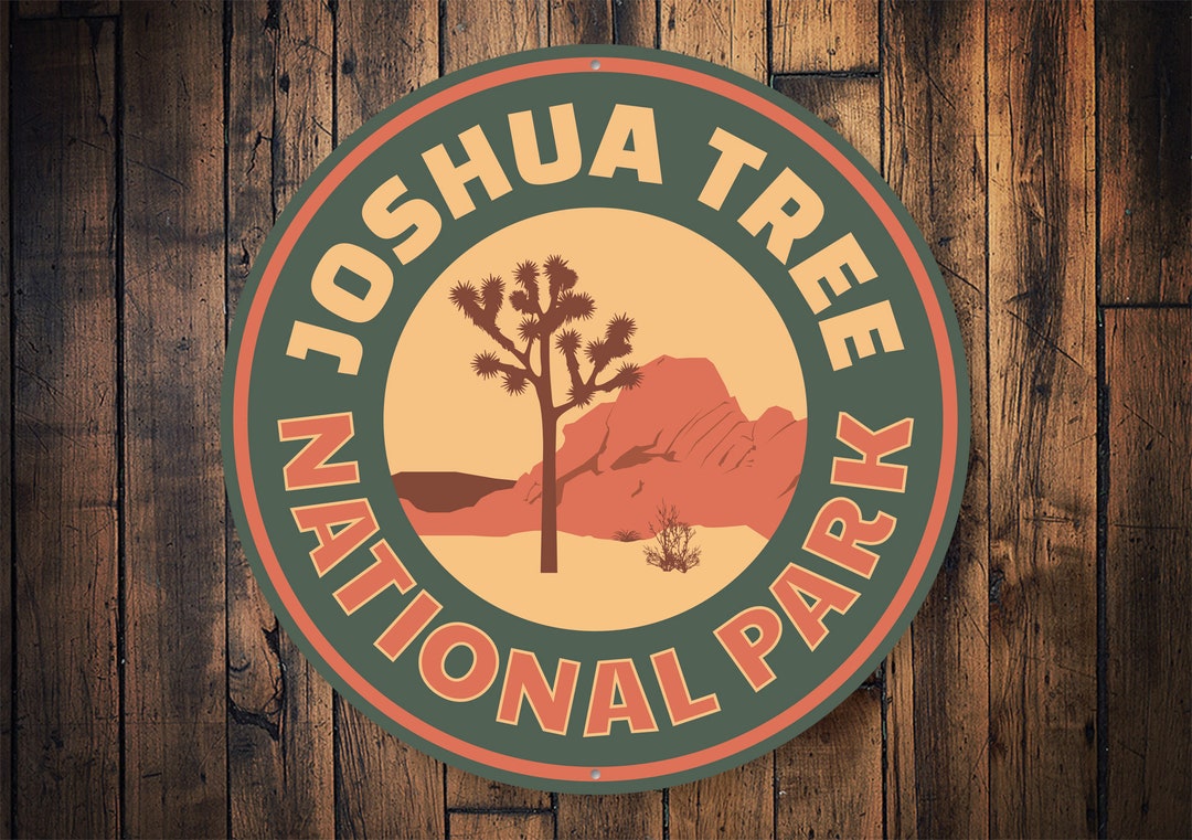 Joshua Tree Sign, Joshua Tree Park, National Park Decor, National Park ...