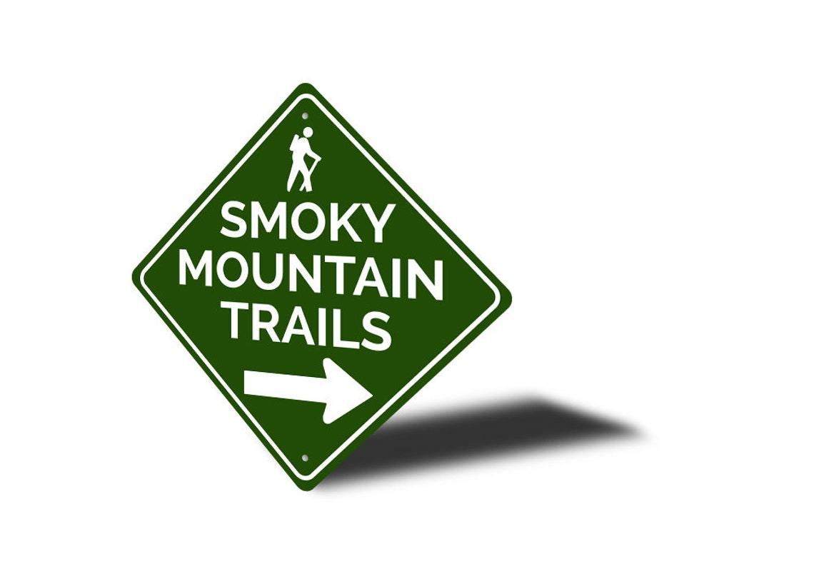 Custom Trail Sign Cabin Trail Directions Trail Direction | Etsy