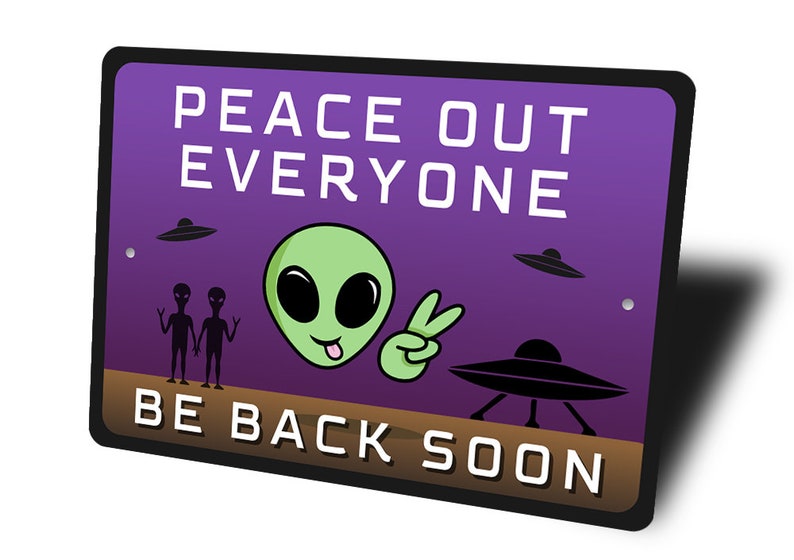 Be Back Soon Door Sign Funny Door Sign Be Back Sign on - Etsy
