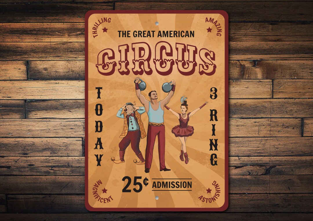 Circus Admission Sign, Circus Admission, Circus, Vintage Circus, Sign ...