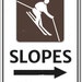 Slopes Arrow Sign Personalized Skier Valley Ski Resort Name - Etsy