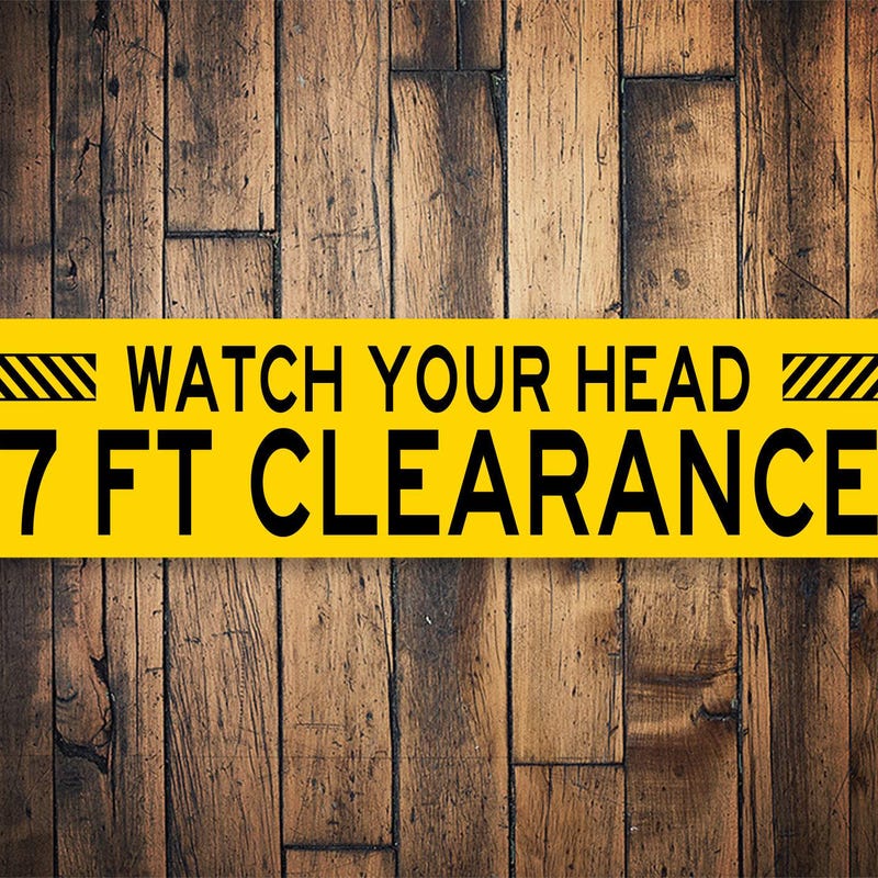 Low Ceiling Sign - Etsy