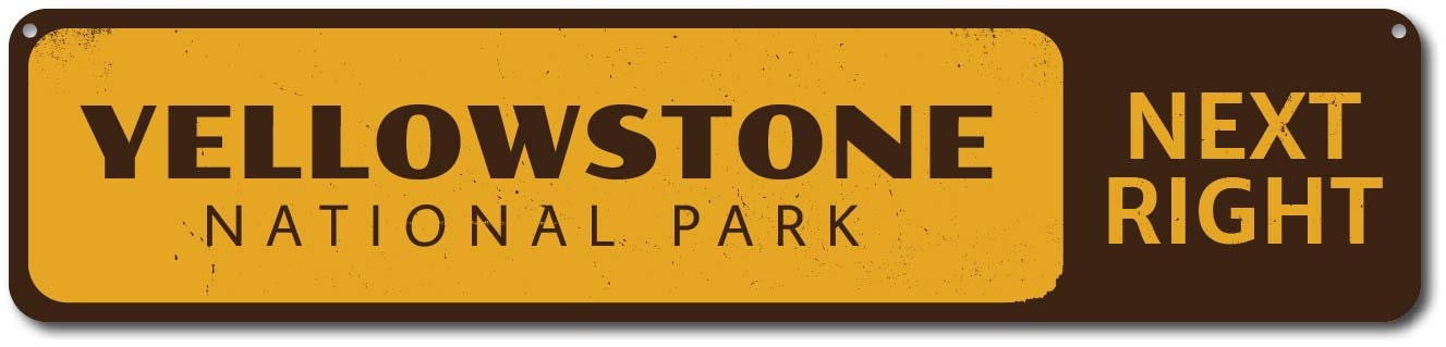 Next Right National Park Sign Personalized Park Destination - Etsy