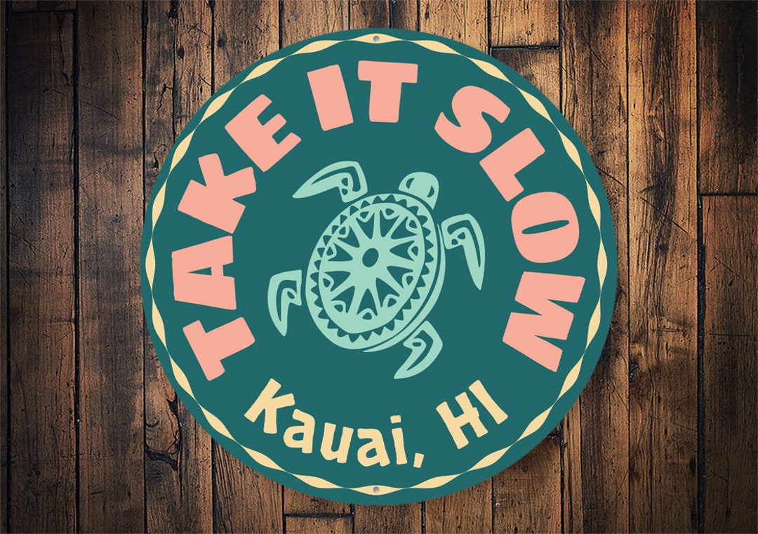 Cute Turtle Sign Beach Turtle Decor Turtle Hawaii Lover - Etsy
