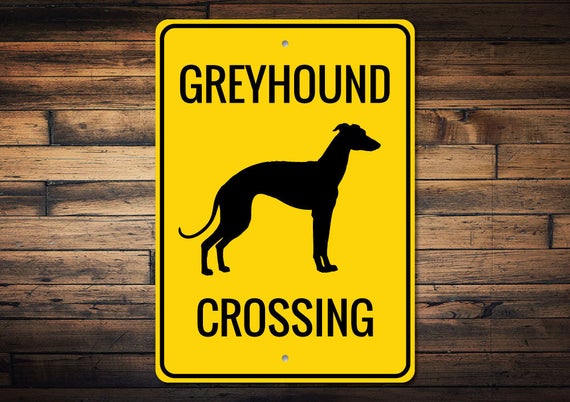 Greyhound Gift Greyhound Sign Greyhound Decor Greyhound | Etsy