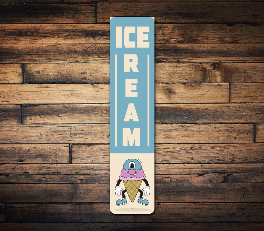 Summer Ice Cream Sign, Ice Cream Sign, Ice Cream Kitchen, Kitchen Decor ...