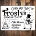 Christmas Cafe Sign, Christmas Kitchen, Kitchen Decor for Christmas ...