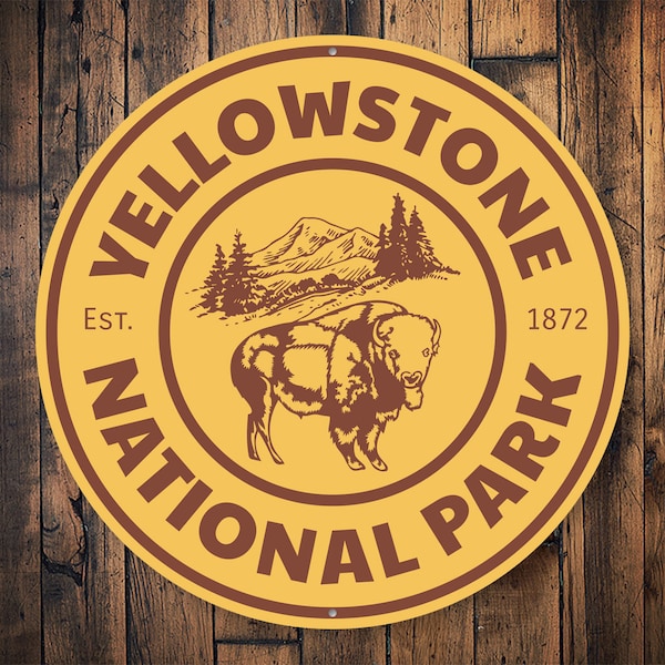 Yellowstone Sign - Etsy