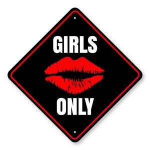 Girls Only Sign, Girls Room Only, Girls Only Entrance, Sign for Girls ...