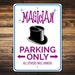 Magician Parking Sign, Magician Gift, Magician Sign, Magician Decor ...