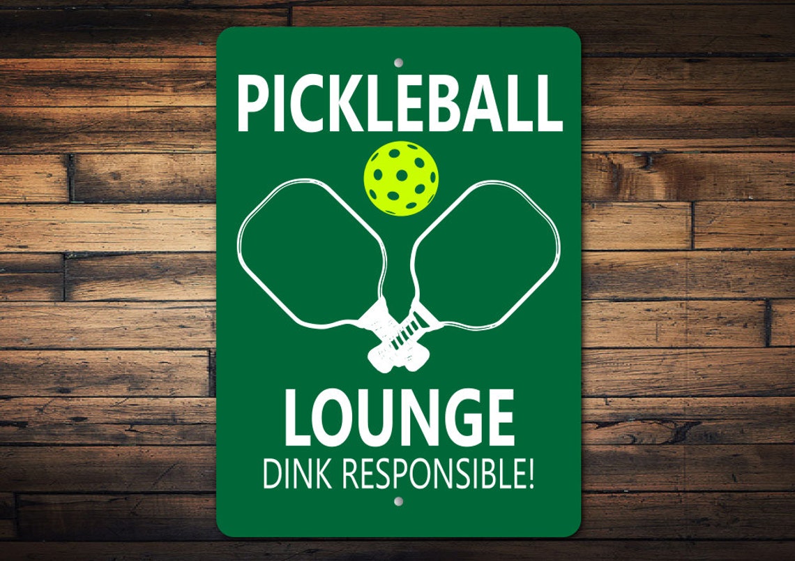 Pickleball Lounge Sign Pickleball Sign Pickleball Player | Etsy