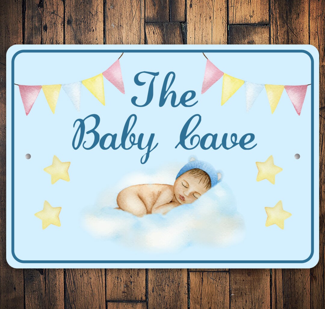 The Baby Cave Sign, Baby Room Sign, Baby Rooms, Baby Sign, Baby Room ...