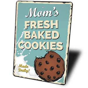 Fresh Baked Cookie Sign, Cookie Sign, Baking Kitchen Decor, Baking ...