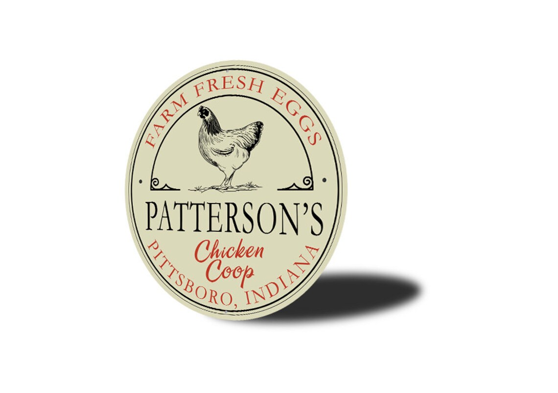 Farm Fresh Eggs Sign Custom Chicken Sign Custom Farm Sign - Etsy