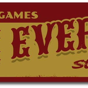 A Prize Every Time Sign, Personalized Step Right up Boardwalk Location ...