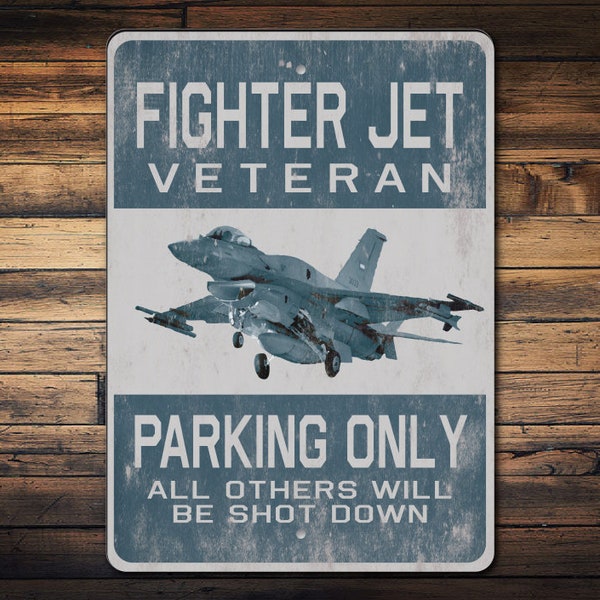 Fighter Jet Parking Sign - Etsy