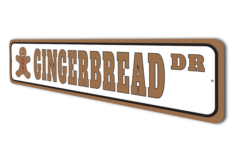 Gingerbread Sign Cute Gingerbread Decor Christmas - Etsy