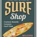 Surf Shop Decor, Surf Shop Sign, Surfboard Decor, Surfboard Sign ...