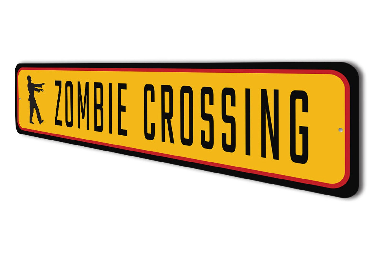 Zombie Crossing Sign Zombie Crossing Zombie Zone Zombie - Etsy
