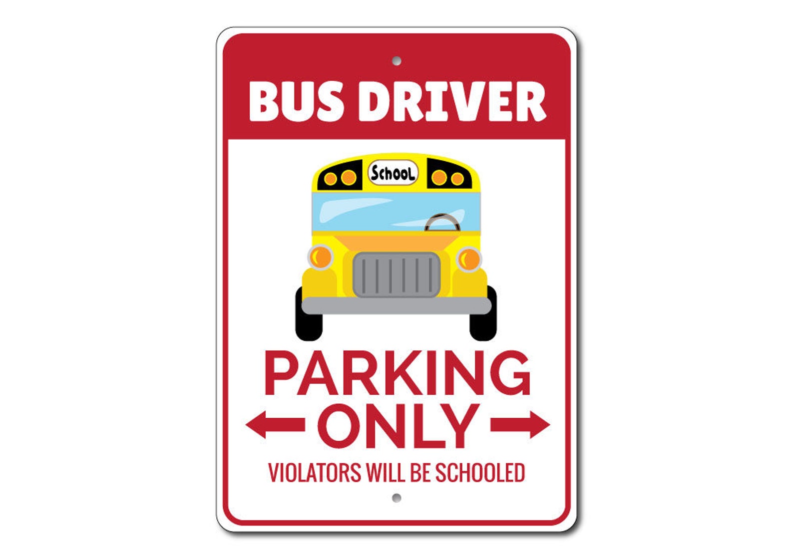 Bus Driver Parking Sign Bus Driver Gift Bus Driver Sign Bus | Etsy
