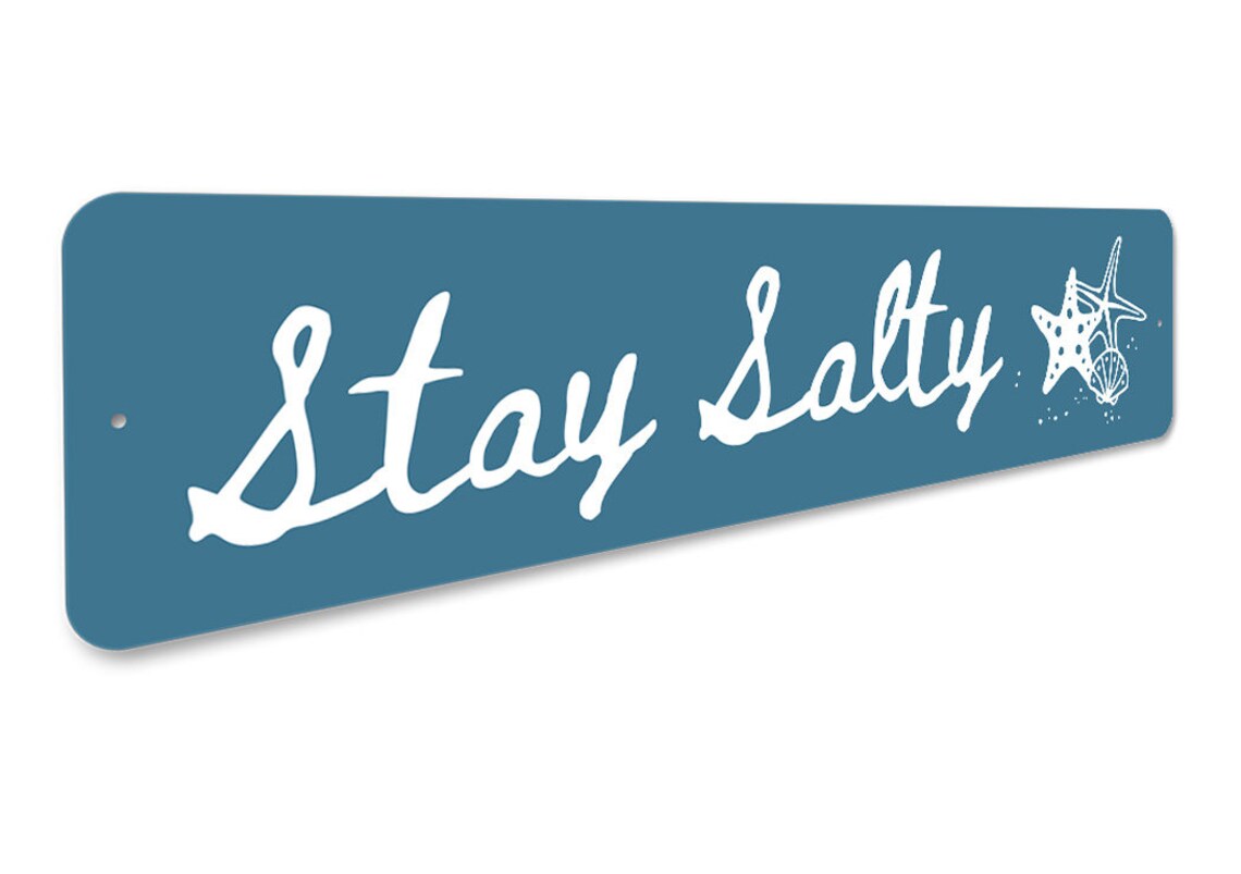 Stay Salty Sign Beach Sayings Beach Home Beach Gift Salty | Etsy