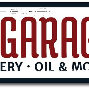 Garage Open Daily Sign, Personalized Mechanic Shop Owner Name Sign ...