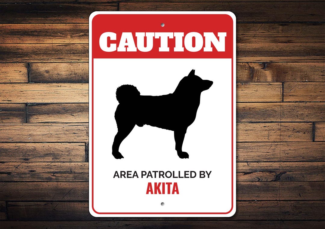 Akita Dog Sign, Akita Decor, Akita Gift, Akita Inu Dog Owner Gift ...