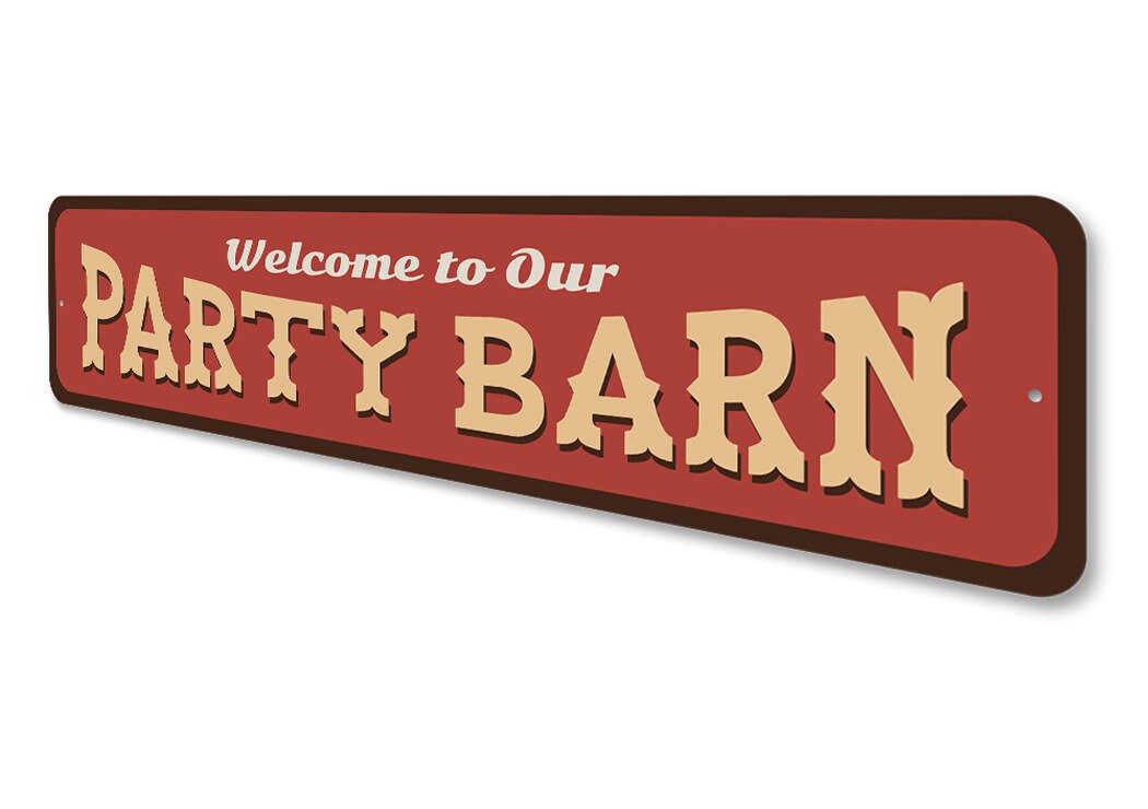 Party Barn Sign Barn for Party Old Western Country Barns - Etsy