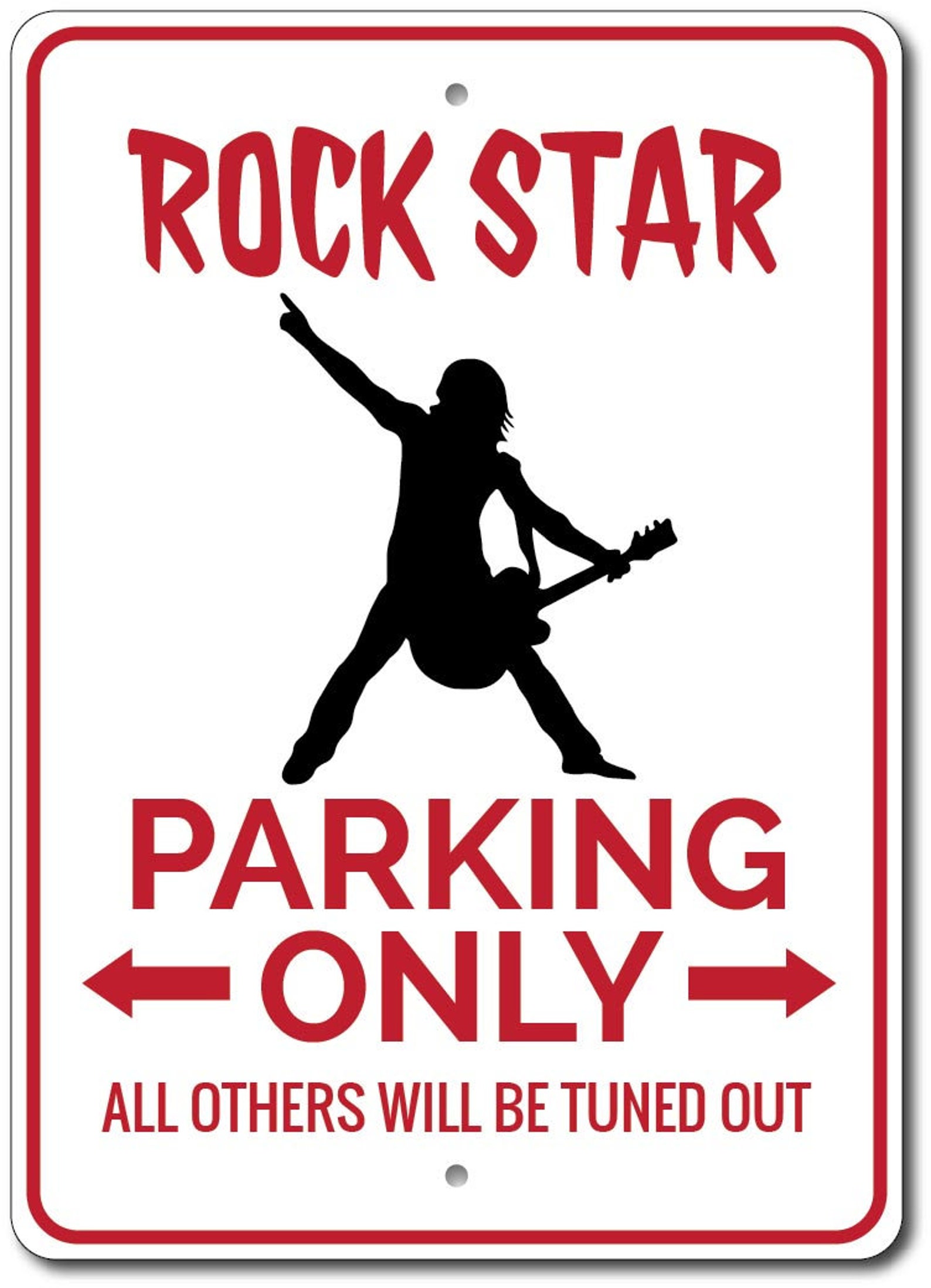 Rock Star Parking Sign Rock Star Sign Rock Star Gift for - Etsy UK