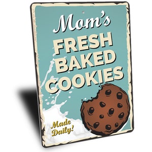Fresh Baked Cookie Sign, Cookie Sign, Baking Kitchen Decor, Baking ...