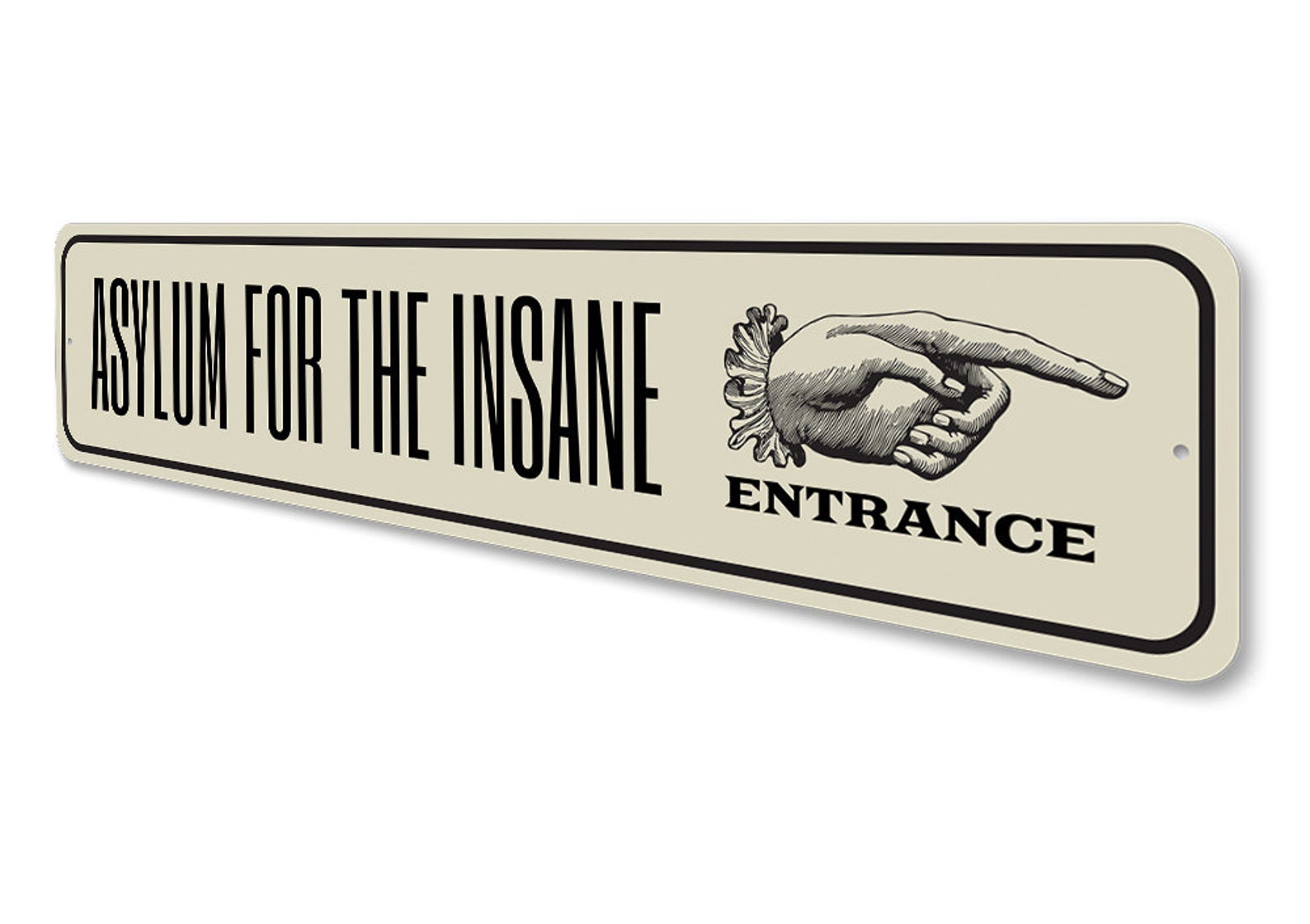 Insane Asylum Sign, Asylum for Insane, Asylum Insane, Halloween Signs ...