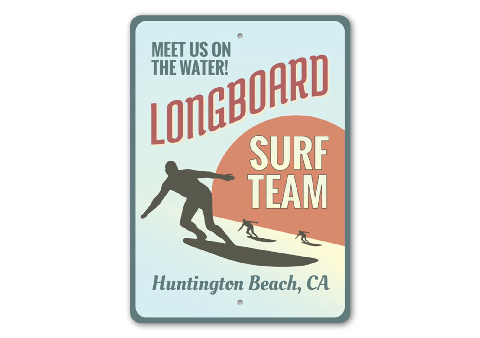 Long Board Surf Sign Surfer Sign Decor Surf Living Coast - Etsy UK