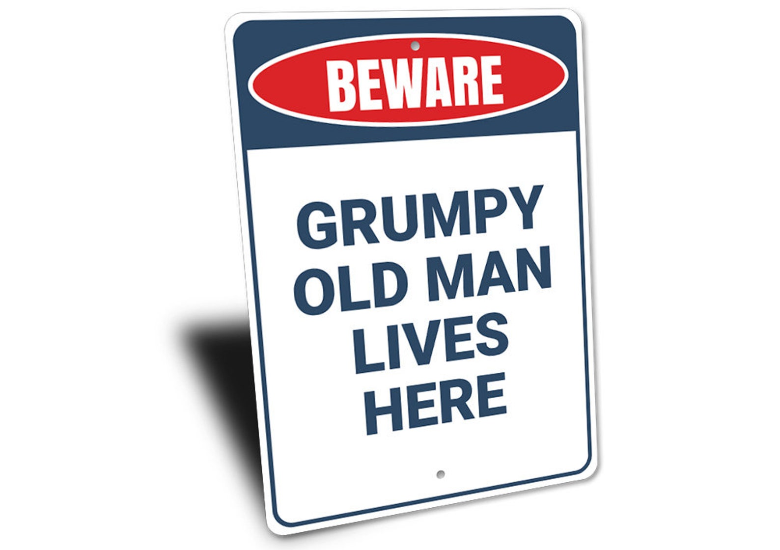 Beware of Old Man Old Man Lives Here Beware Grumpy Sign - Etsy