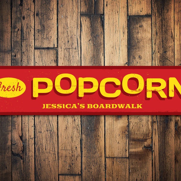 Popcorn Sign - Etsy