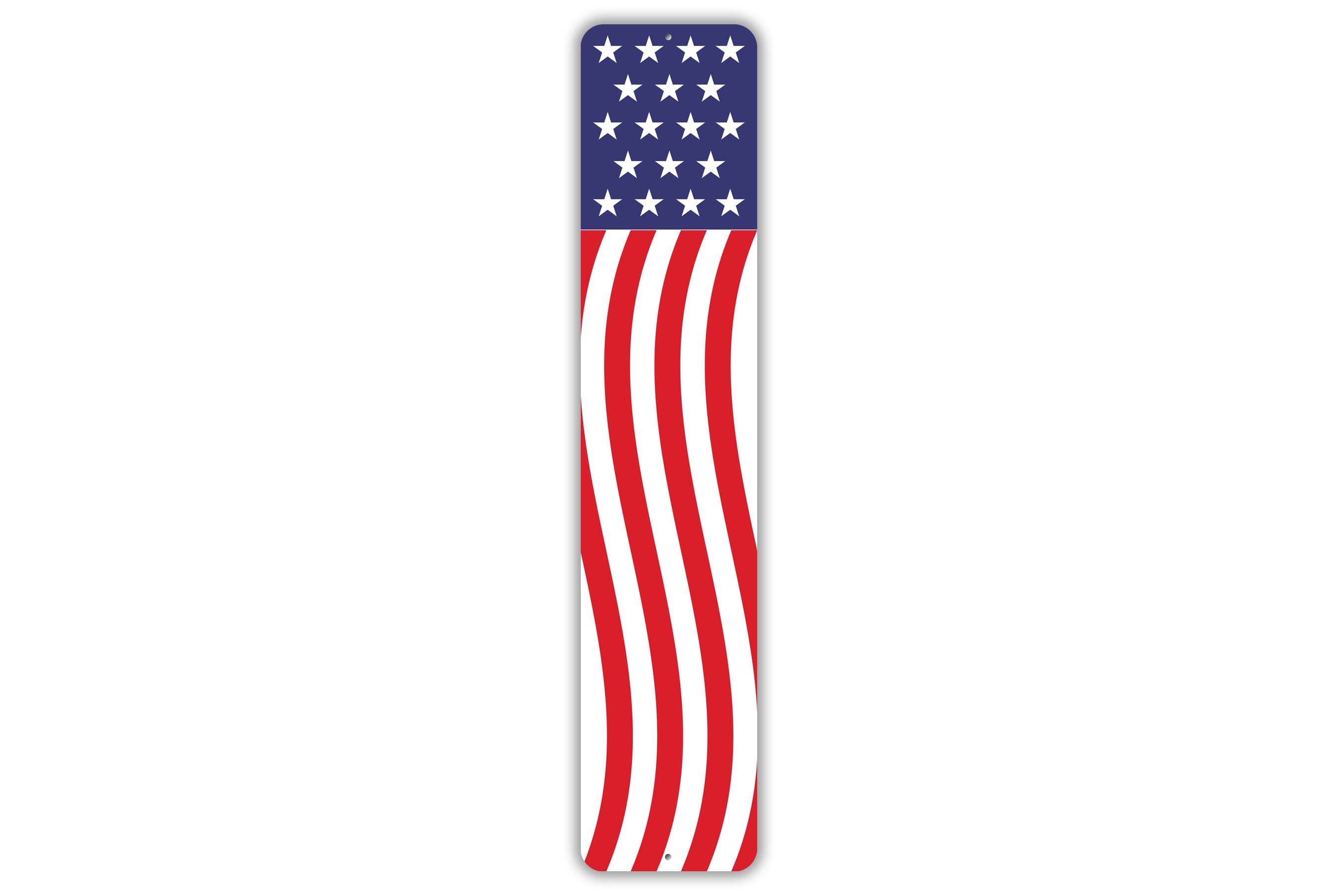 American Flag Curve Stripes USA Flag 4th of July Patriotic - Etsy